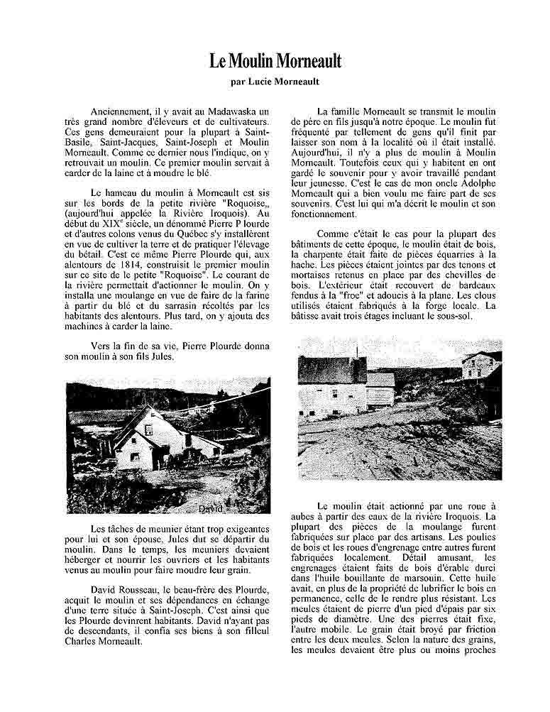 Le moulin Morneault